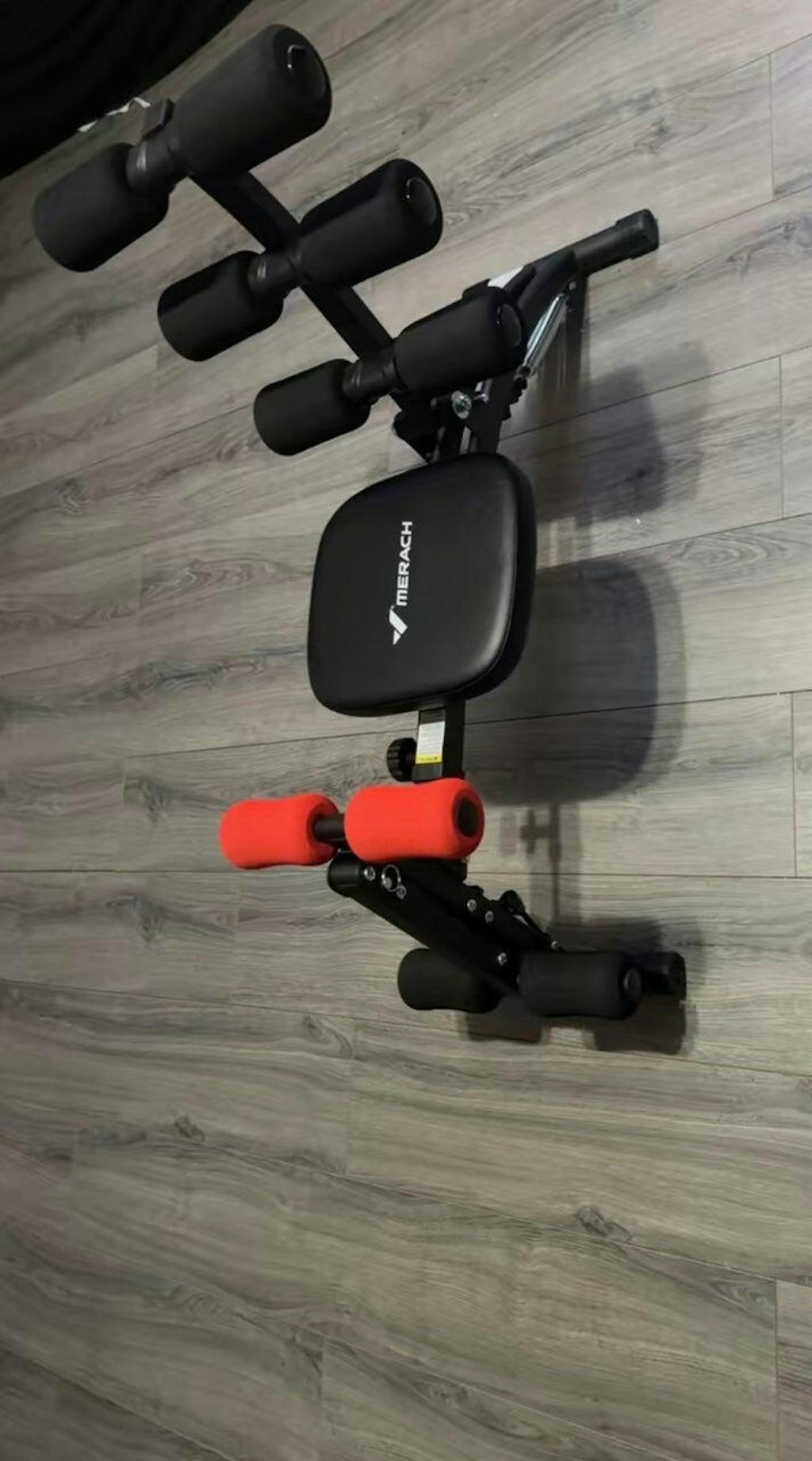 MERACH Ab Machine, Multi-Functional Adjustable Ab Trainer