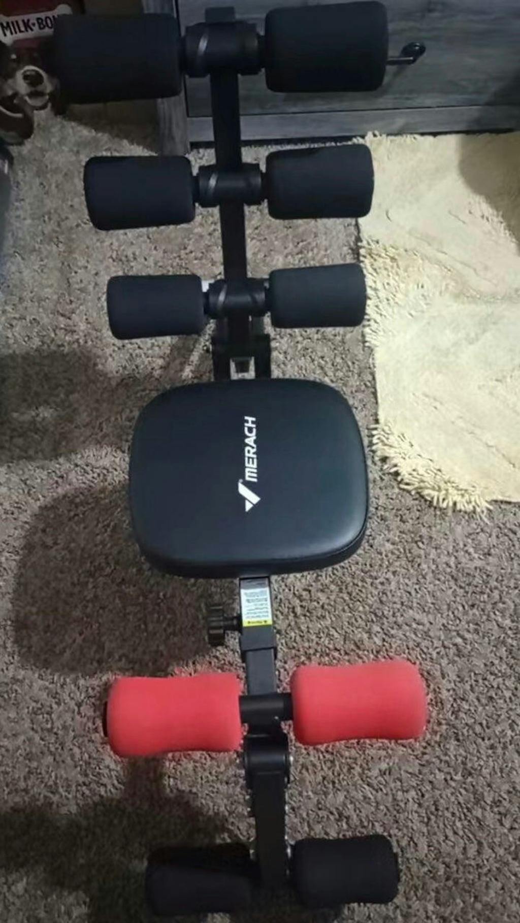 MERACH Ab Machine, Multi-Functional Adjustable Ab Trainer