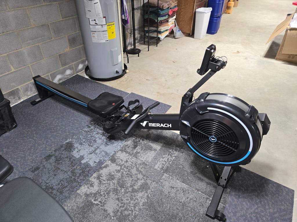 Affordable Air Rower for Home - R50 Air Resistance Rowing Machine | MERACH