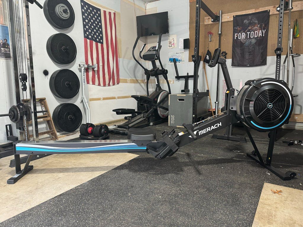 Affordable Air Rower for Home - R50 Air Resistance Rowing Machine | MERACH