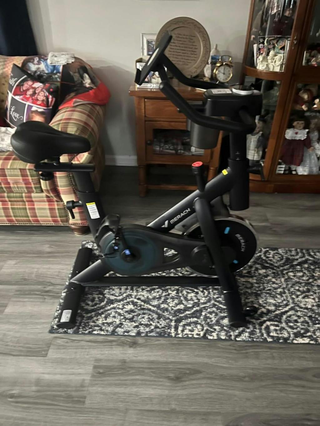 S26 Cardio Workout Exercise Bike with Comfortable Seat Cushion for Home ...