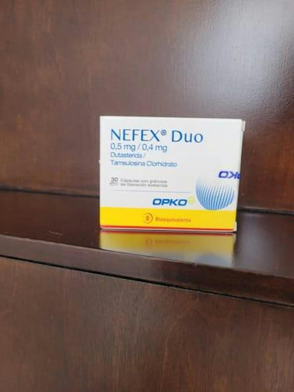 Nefex duo 0,5mg/0,4mg 30 Cá psulas con gránulos de liberación prolonga