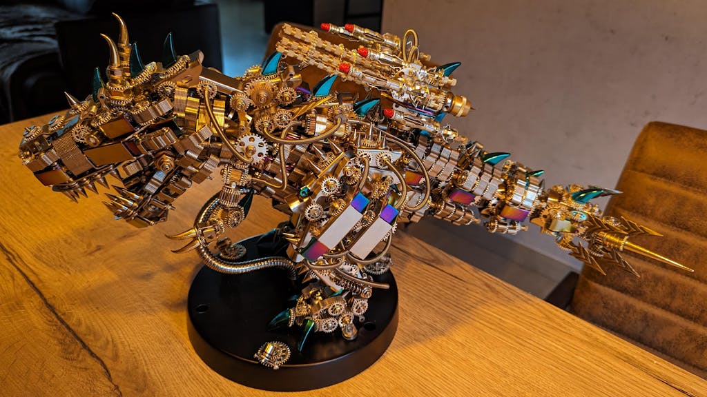 1350PCS+ Difficult Model Kits 3D Mechanical Tyrannosaurus Rex Model Ki ...