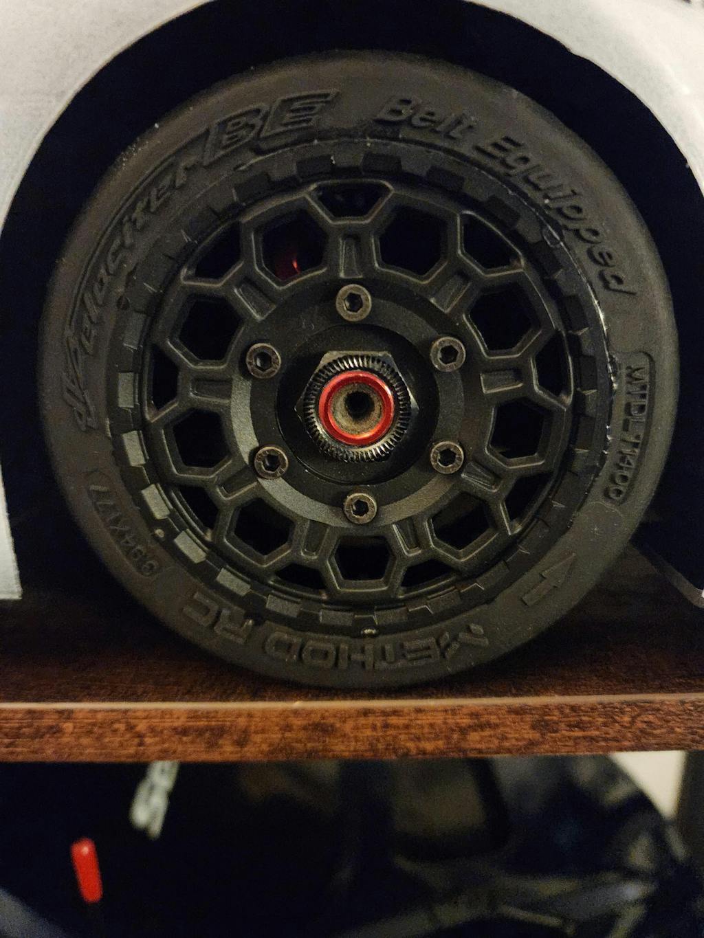 Velociter Belted 1/7th On-Road Tires on Hive 17mm Hex Wheels, Felony R