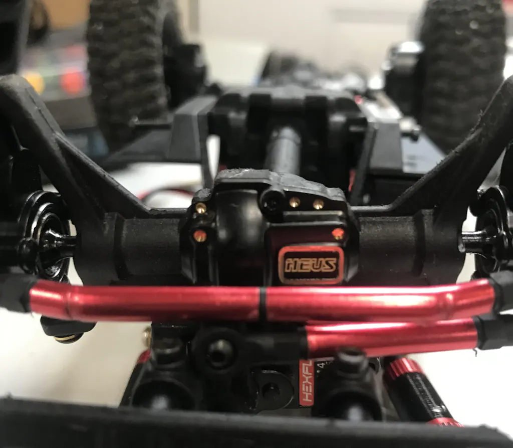 MEUS Racing Brass Front Rear Diff Covers for 1/18 Redcat Ascent-18