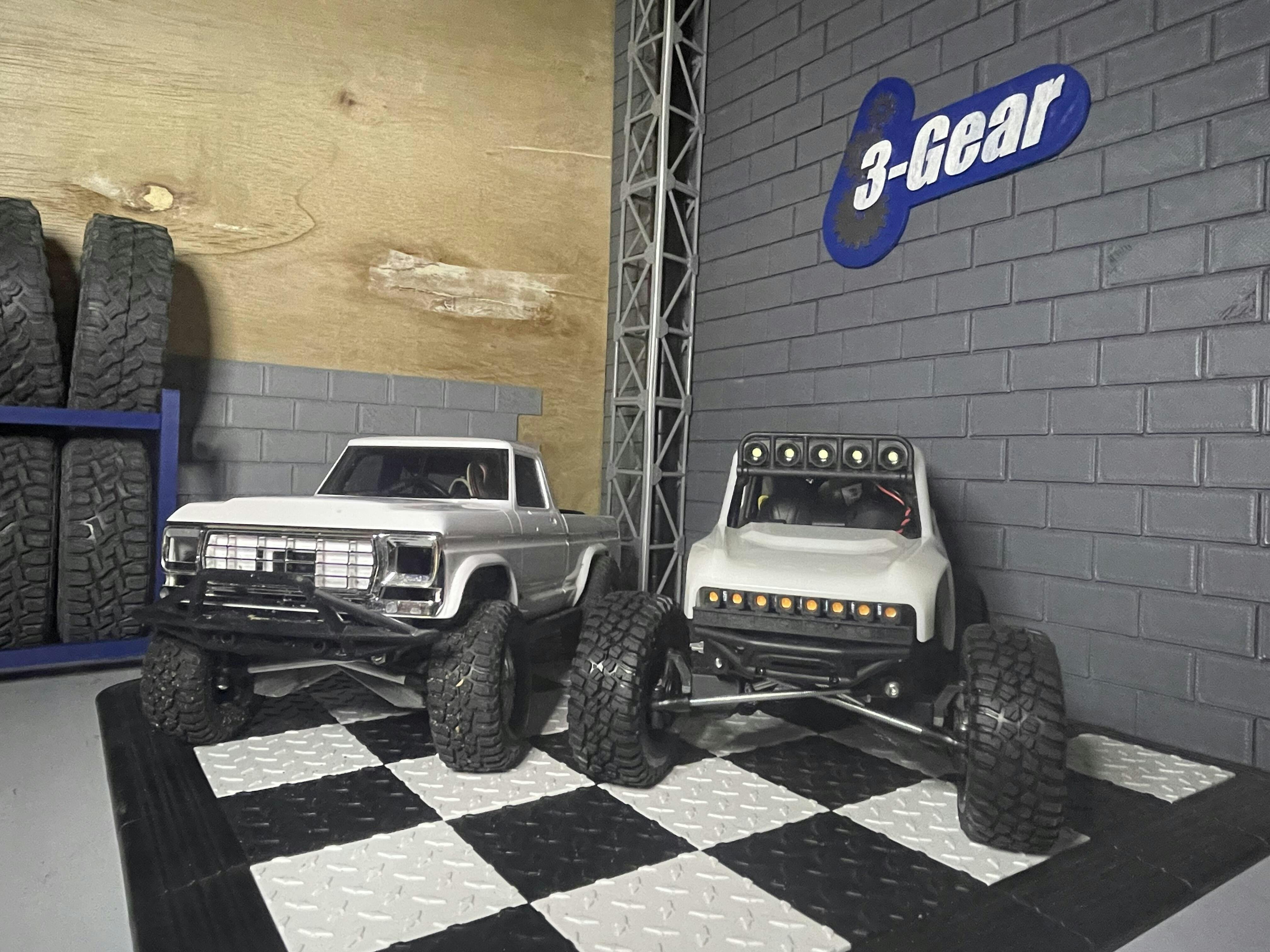 MEUS Racing MB18 Body & Chassis Frame Kit for TRX4M Defender Bronco K1