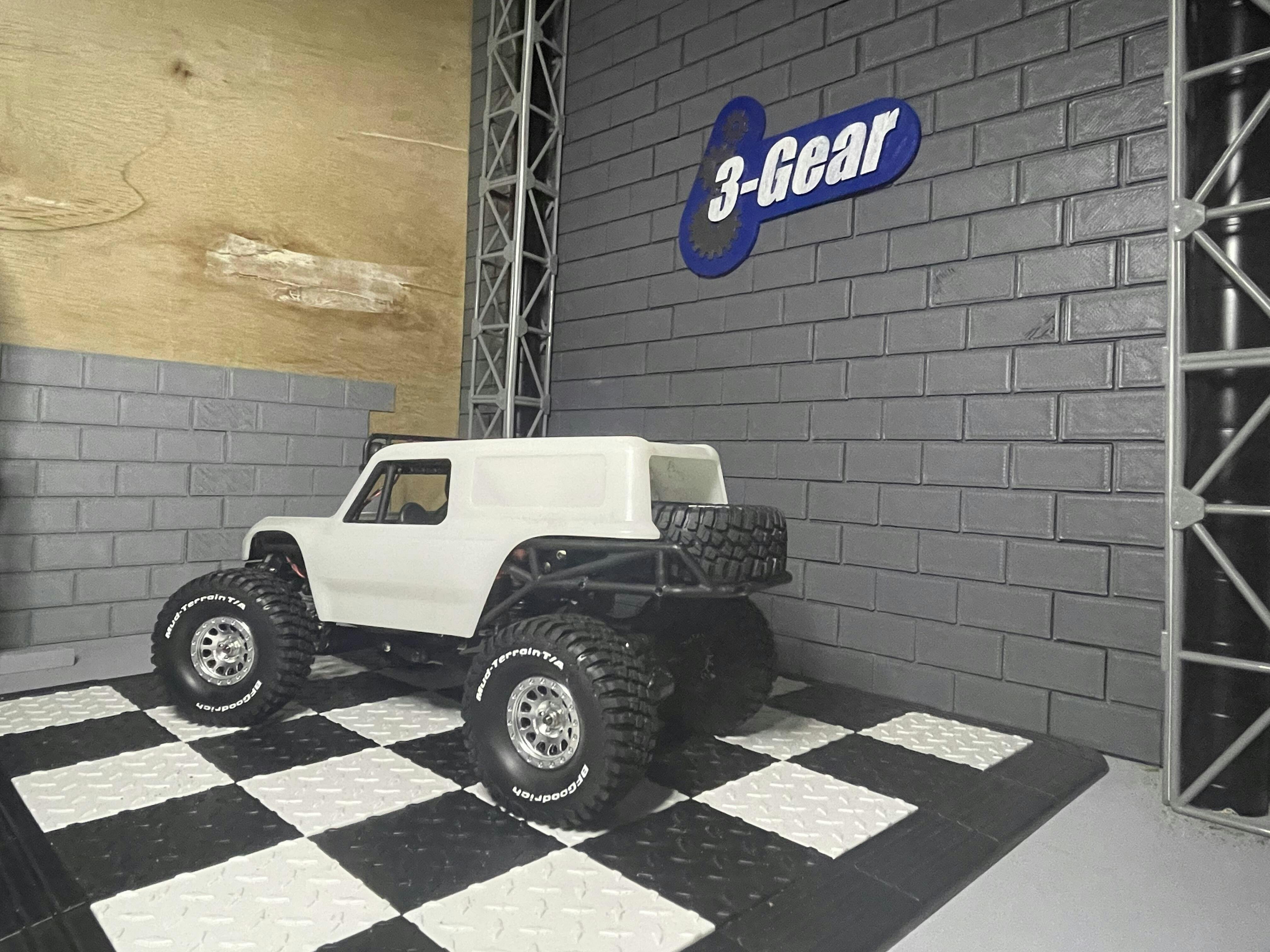 MEUS Racing MB18 Body & Chassis Frame Kit for TRX4M Defender Bronco K1