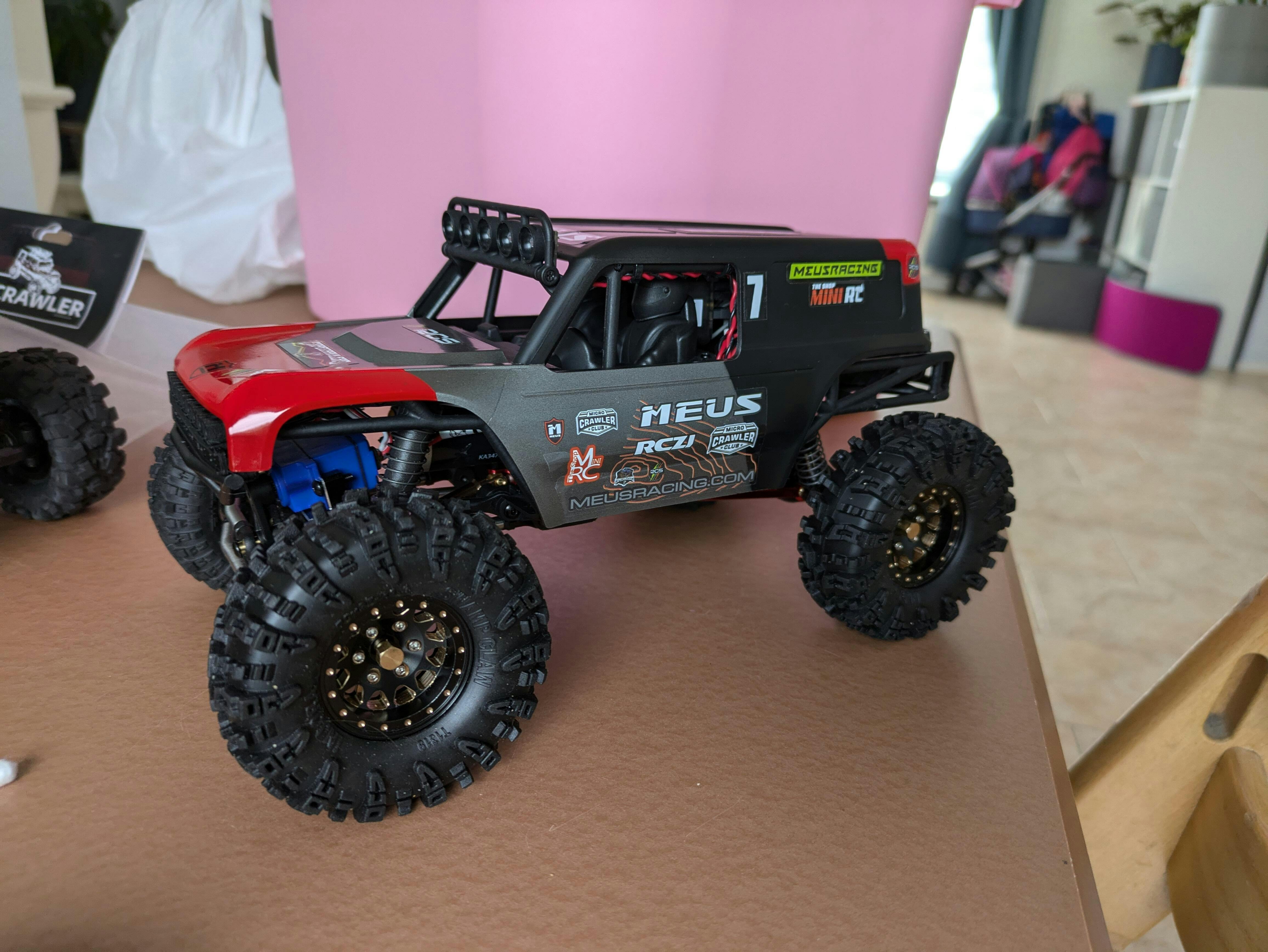 MEUS Racing MB18 Body & Chassis Frame Kit for TRX4M Defender Bronco K1