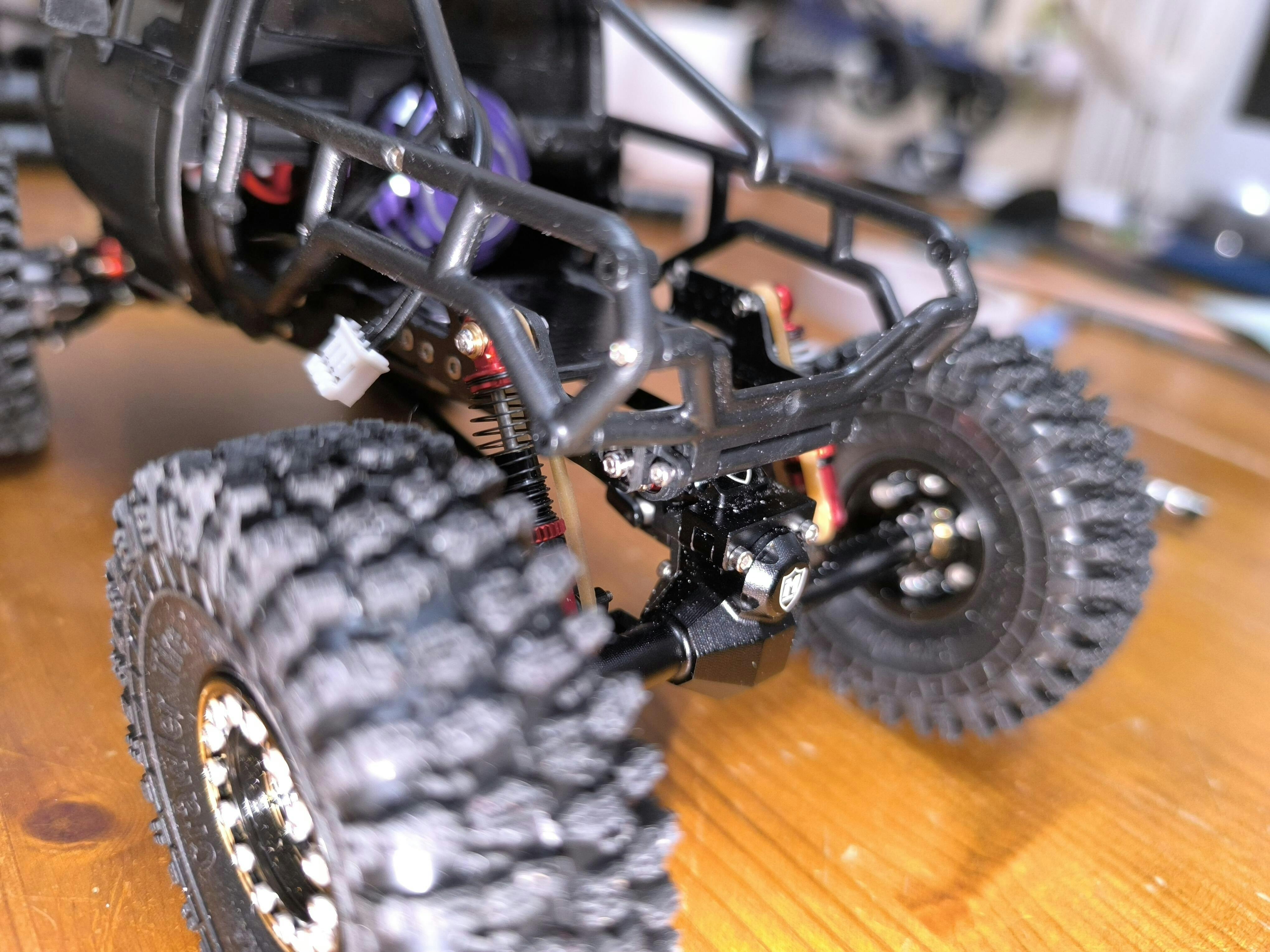 MEUS Racing SCX24 Isokinetic 3-Section CVD Front Rear Axles Maximum St