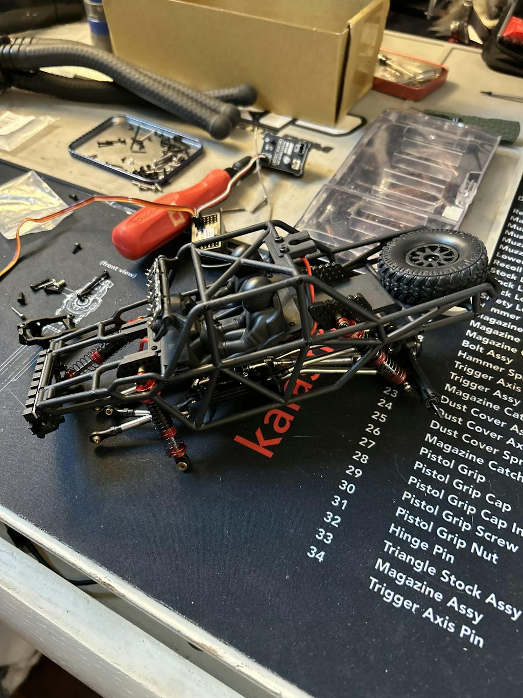 MEUS Racing MB18 Body & Chassis Frame Kit for TRX4M Defender Bronco K1