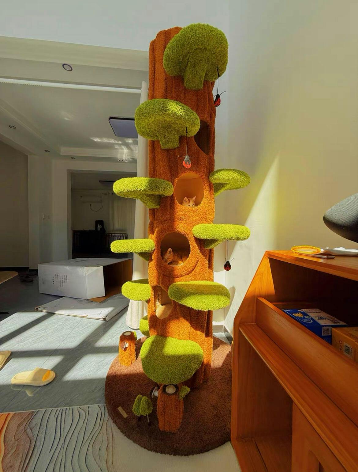 Luxury Cat Tree Looks Like Tree Tall Climbing Frame – MEWCATS