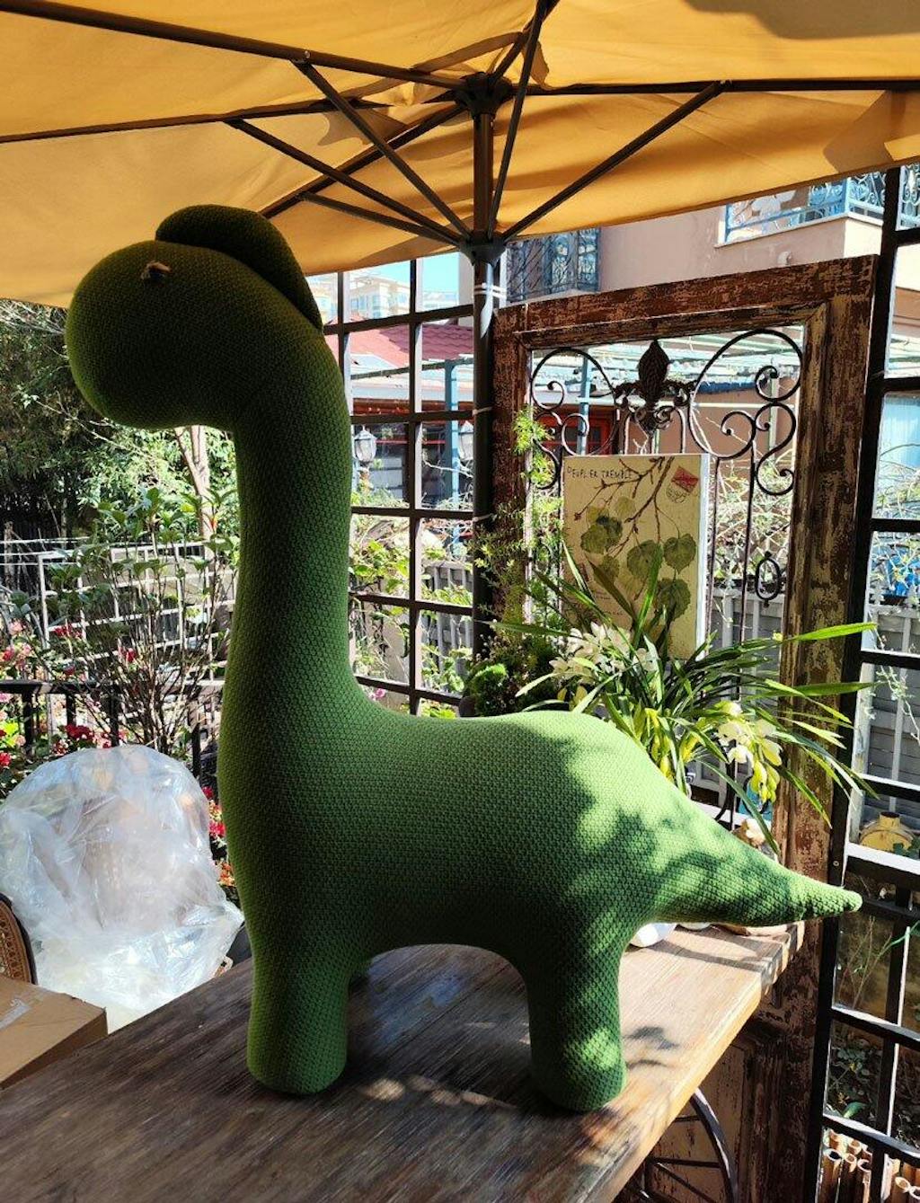 Dinosaur Large Cat Climbing Frame Seat Tree – MEWCATS