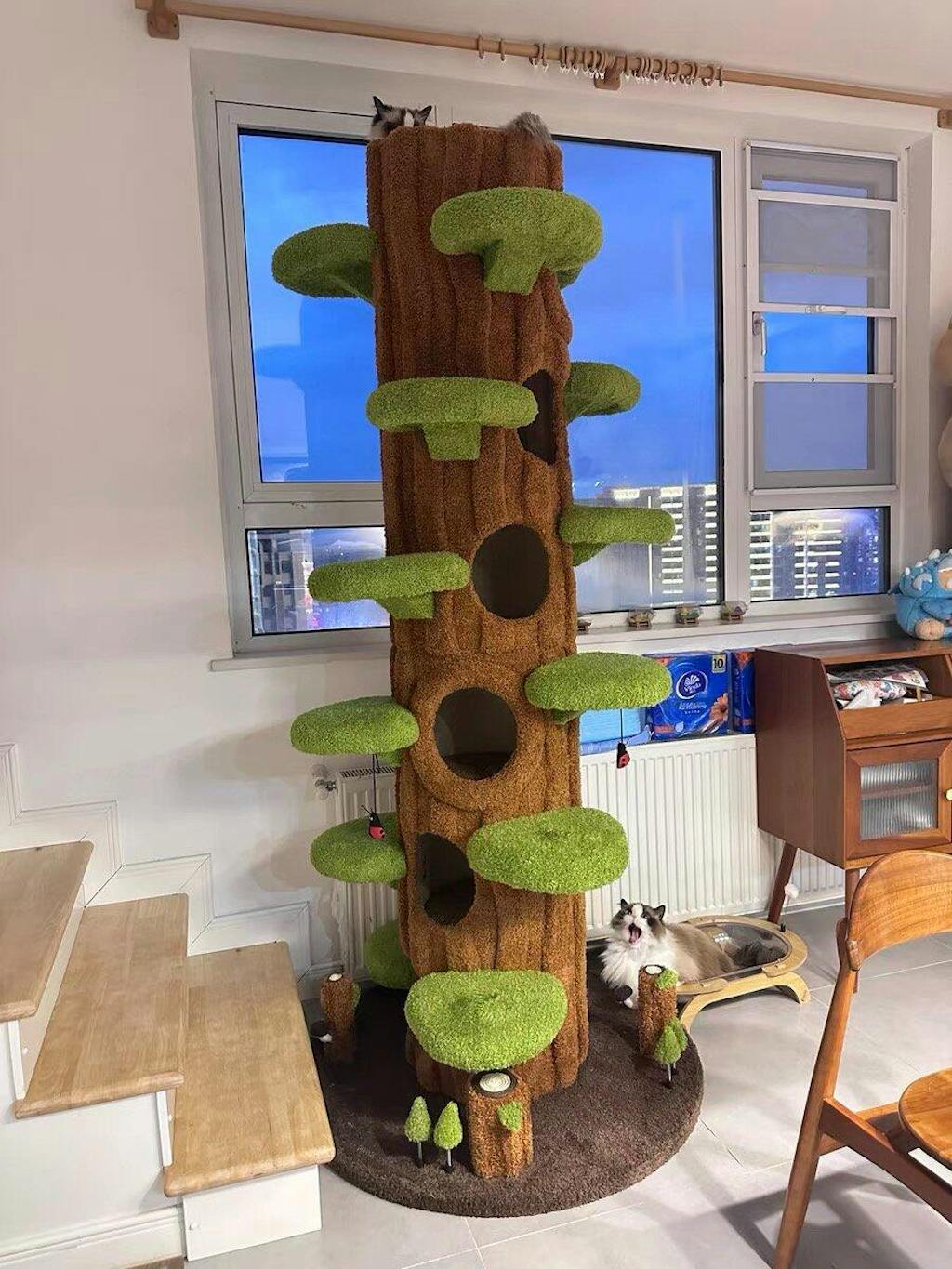Luxury Cat Tree Looks Like Tree Tall Climbing Frame – MEWCATS