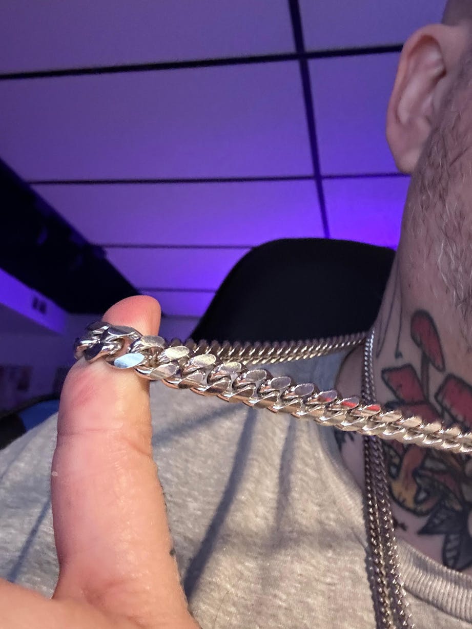 Silver Miami Cuban Chain 10mm – Miami Links Silver Miami Cuban Chain 10mm – Miami Links