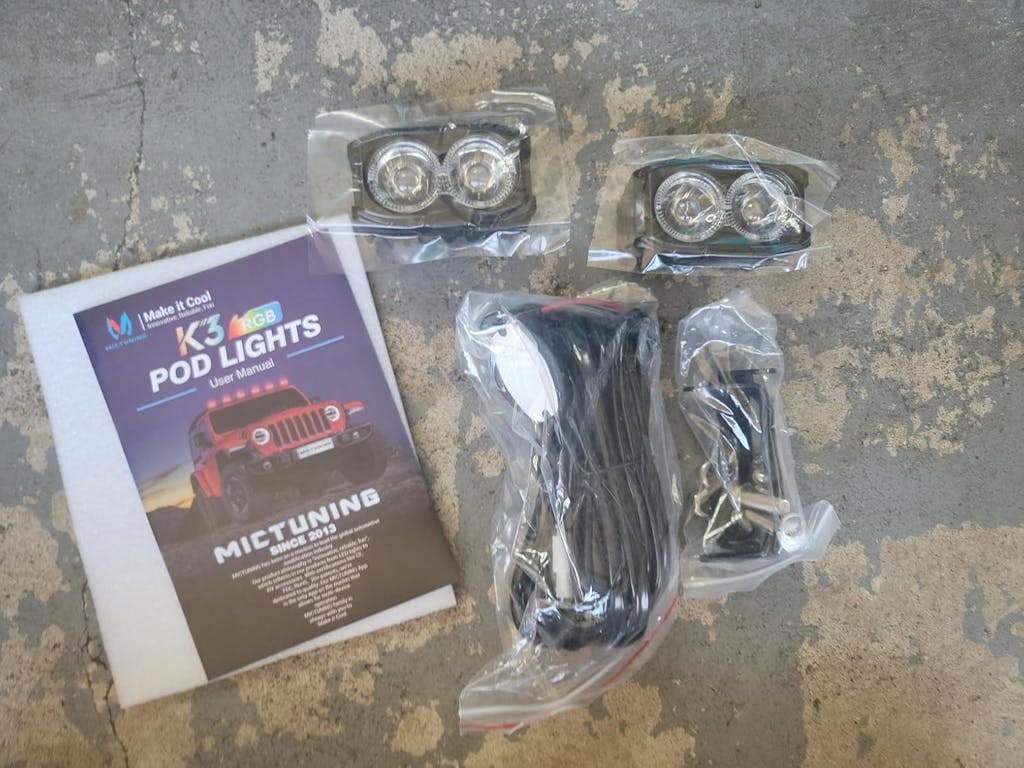 MICTUNING INC RGBW Rock Light, Switch Panel, Auto Accessories, Online