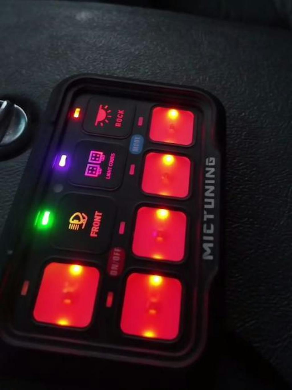 MICTUNING INC RGBW Rock Light, Switch Panel, Auto Accessories, Online