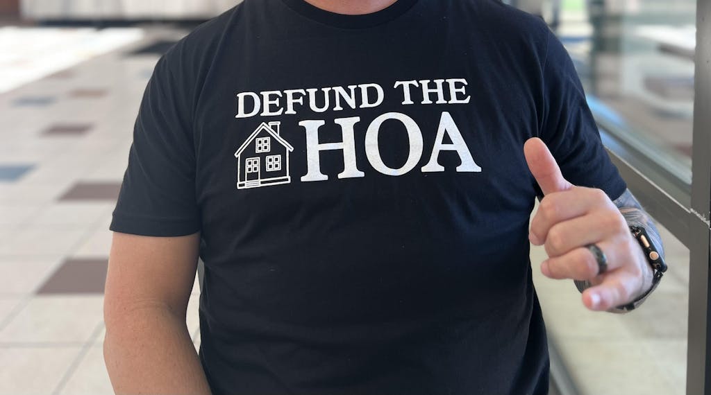 Defund the HOA | T Shirt | Middle Class Fancy