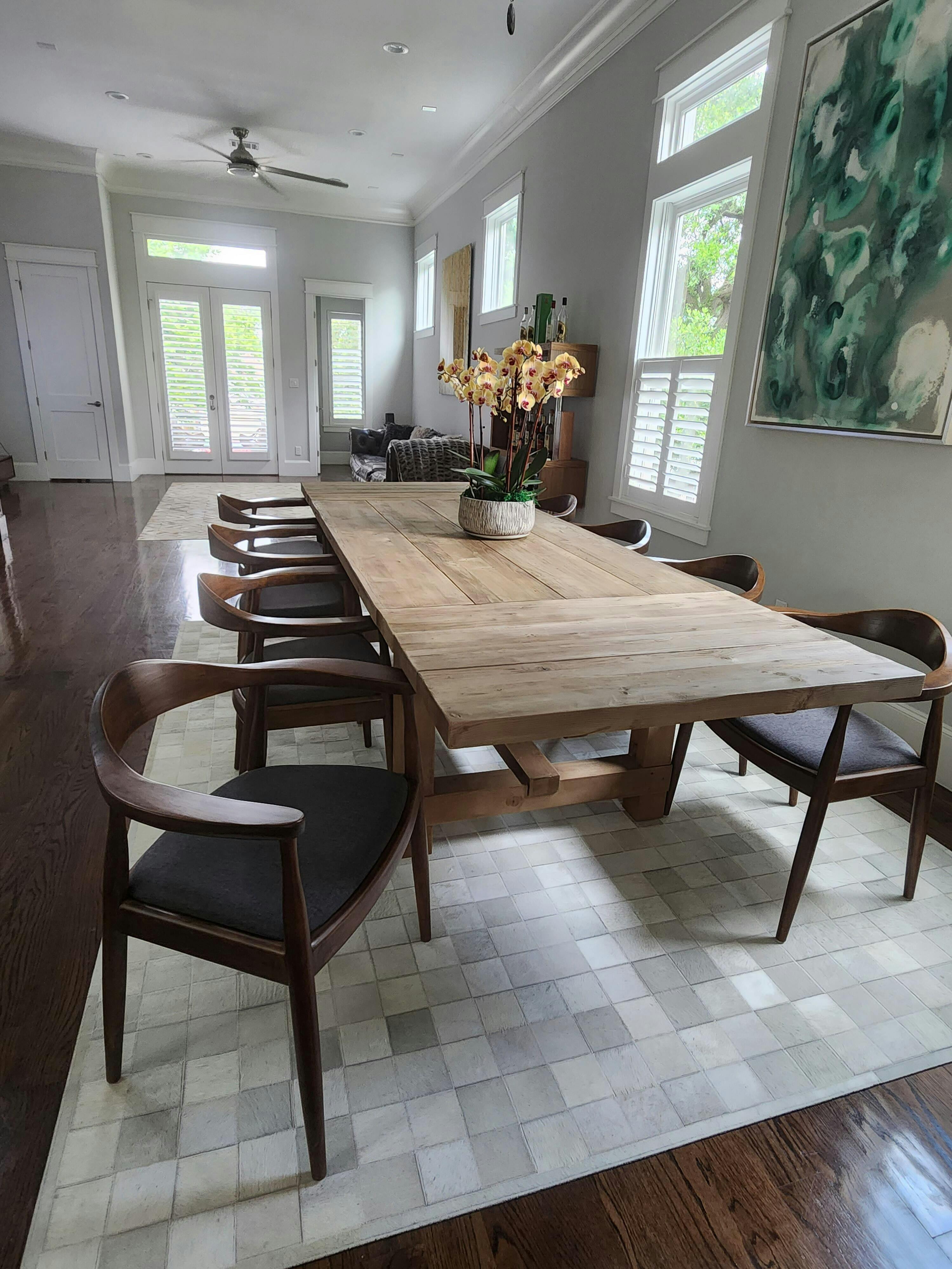 Freya Dining Chair - Gray Fabric | MidinMod | Houston TX