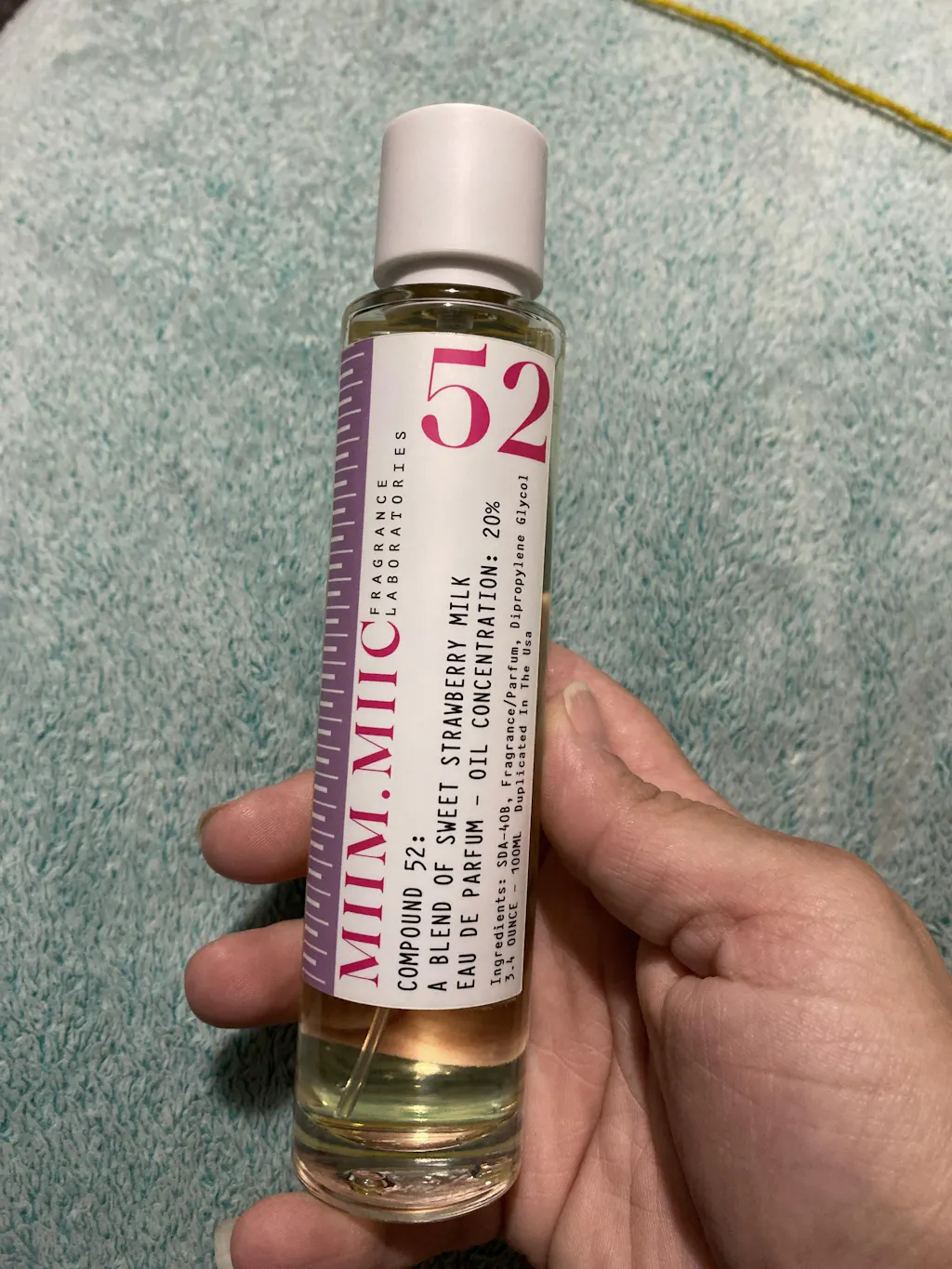 No 52 Sweet Strawberry Milk - 100ml – MIIM.MIIC