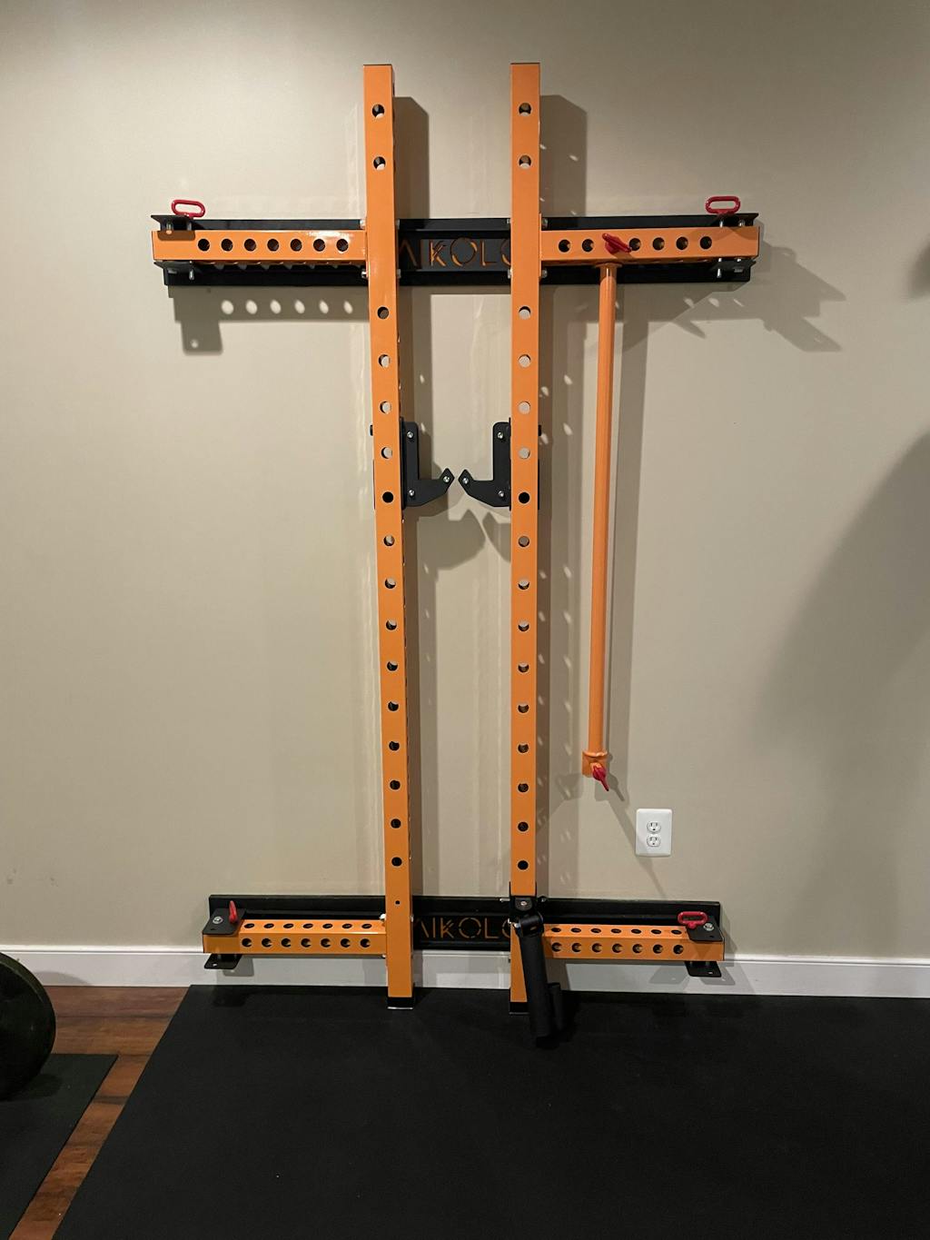Mikolo Wall-Mounted Squat Rack Standrad Set with Small Footprint