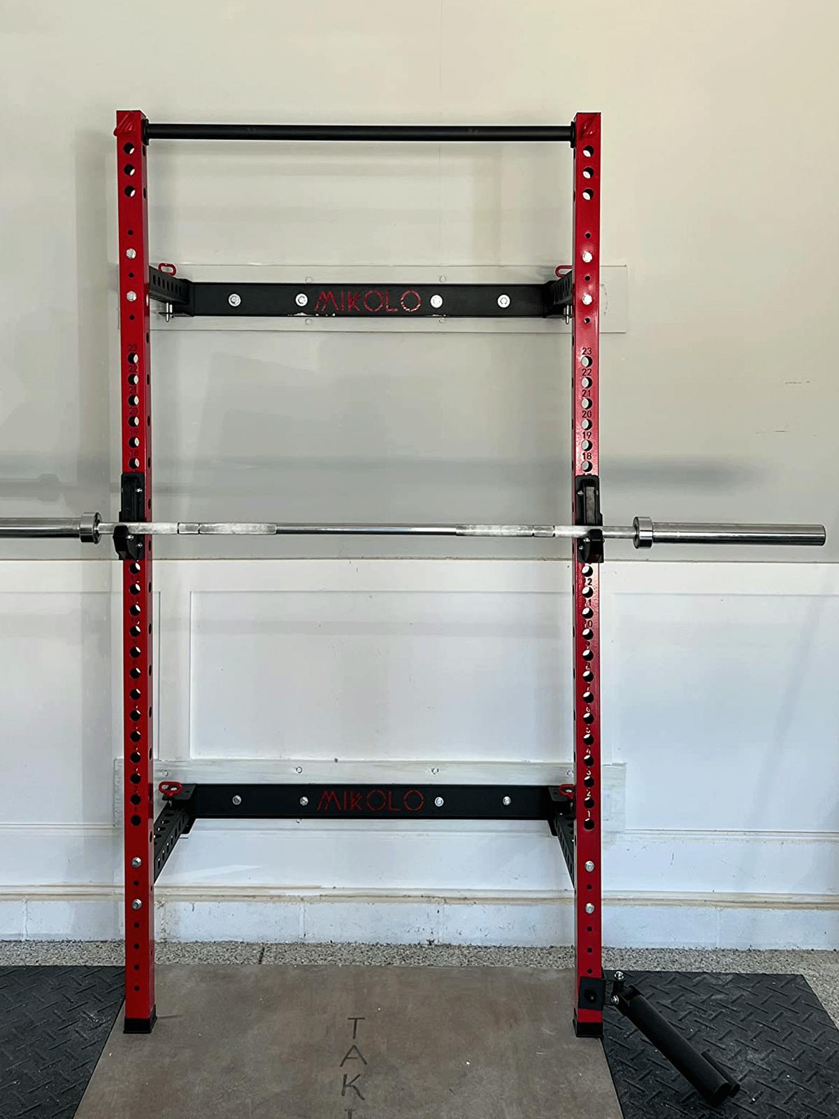 Mikolo Wall-Mounted Squat Rack Standrad Set with Small Footprint
