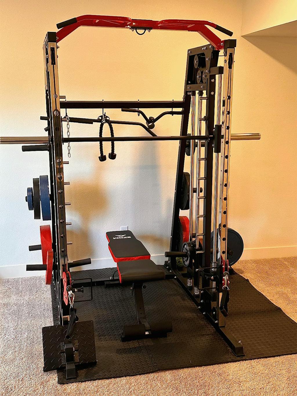Mikolo M4 Home Gym Smith Training System, Functional Smith Machine ...