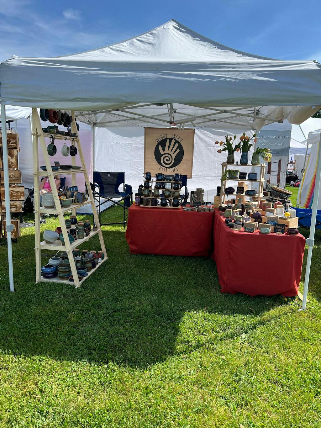 Portable & Collapsible Wooden Shelving – Easy-to-Assemble Display for ...