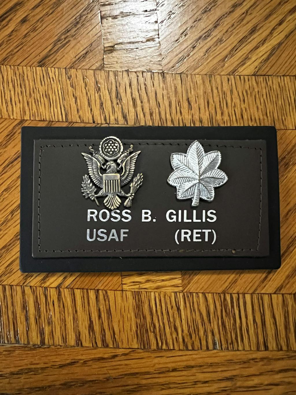 U.S. Air Force A-2 Leather Flight Badge - USAF Flight Badges