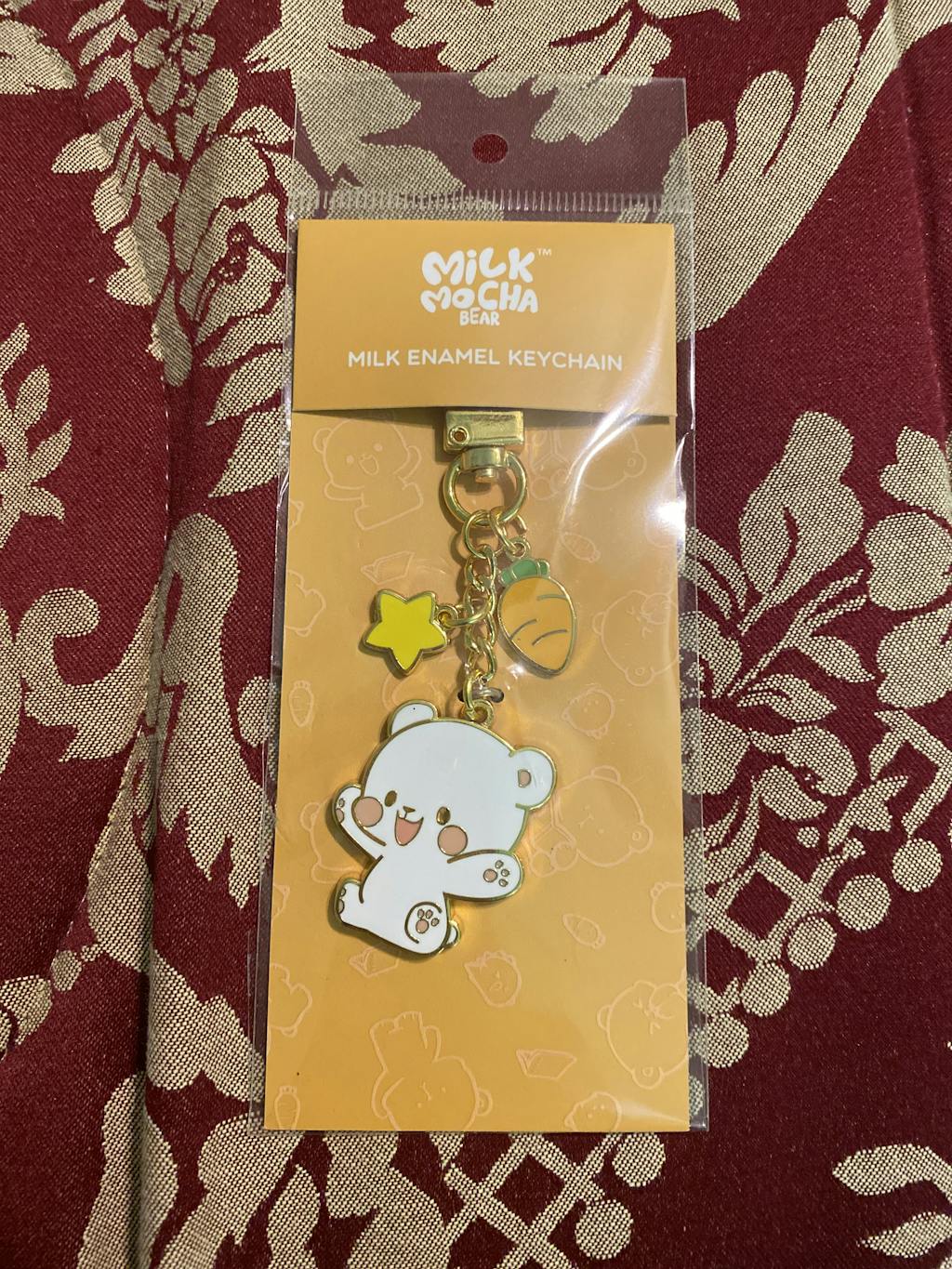 Enamel Keychain - Milk – Milkmochabear