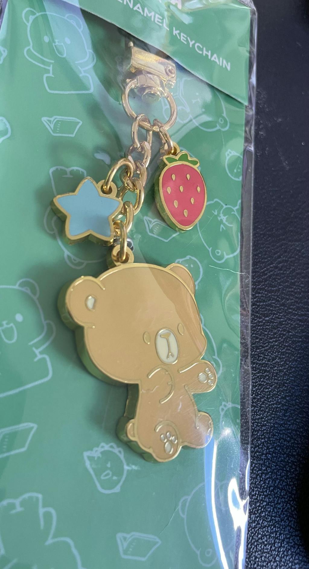 Enamel Keychain - Mocha [PRE-ORDER] – Milkmochabear