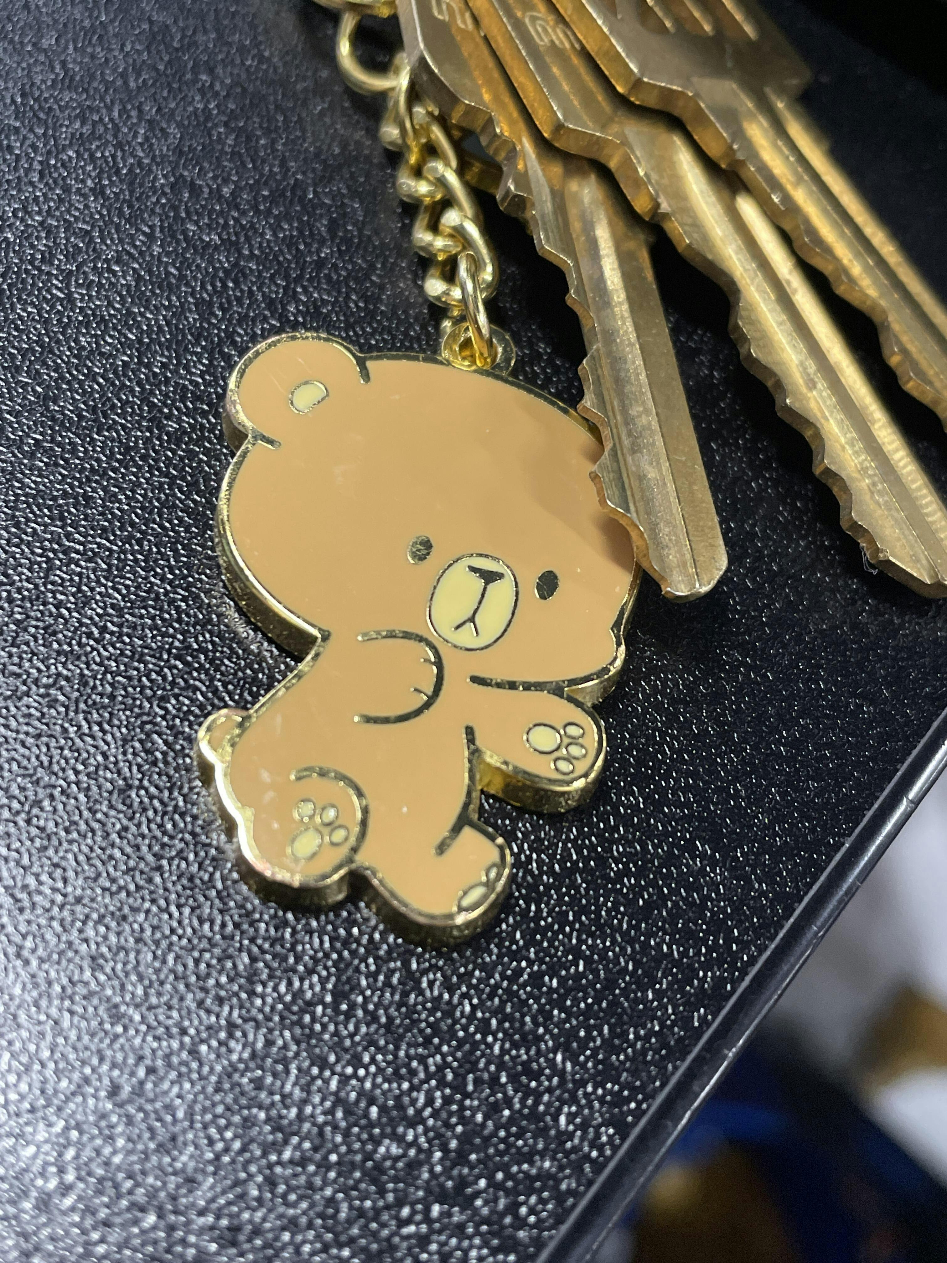 Enamel Keychain - Mocha – Milkmochabear