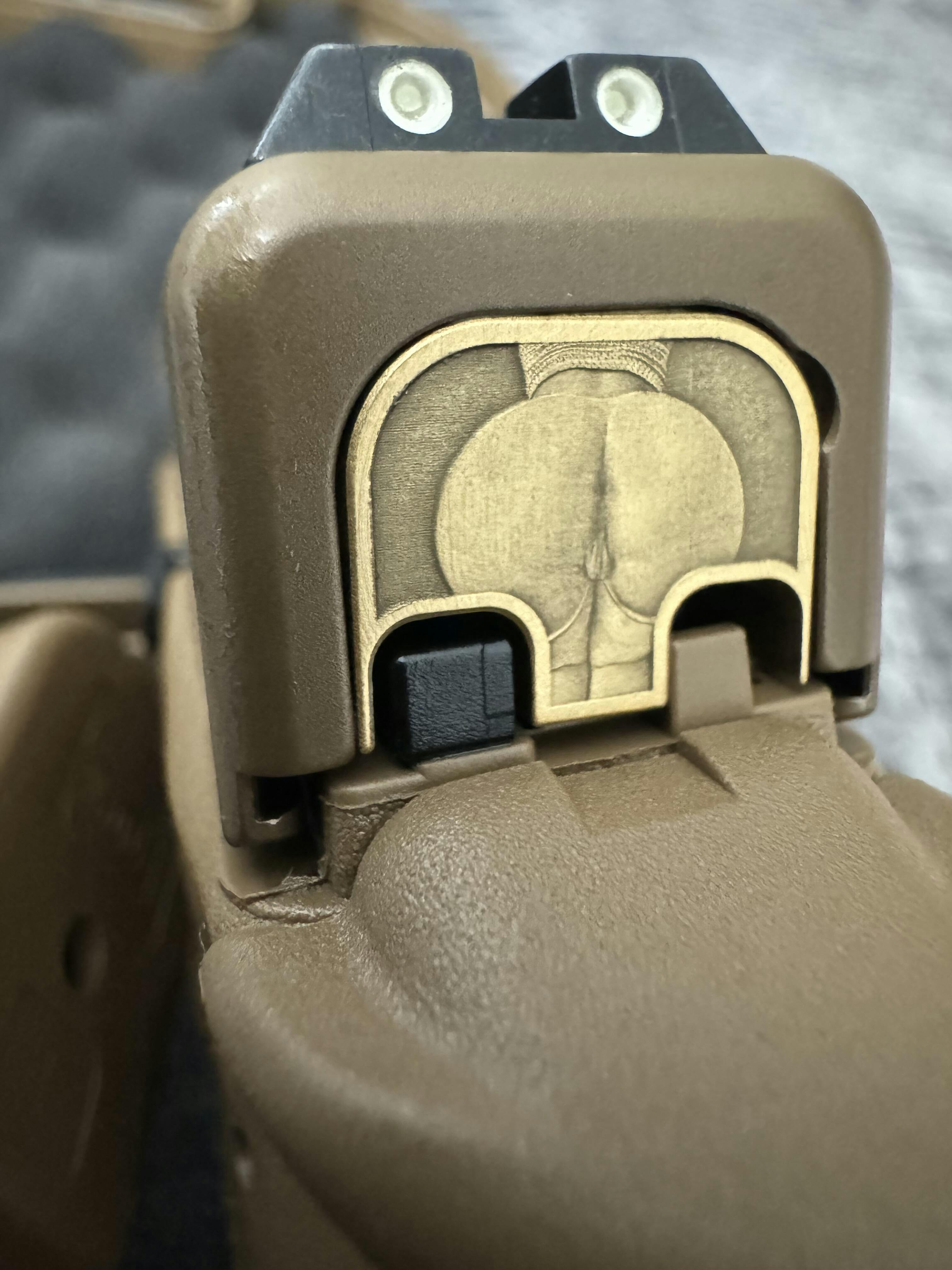 "Georgia Peach" 3D Slide Back Plate – MILSPIN