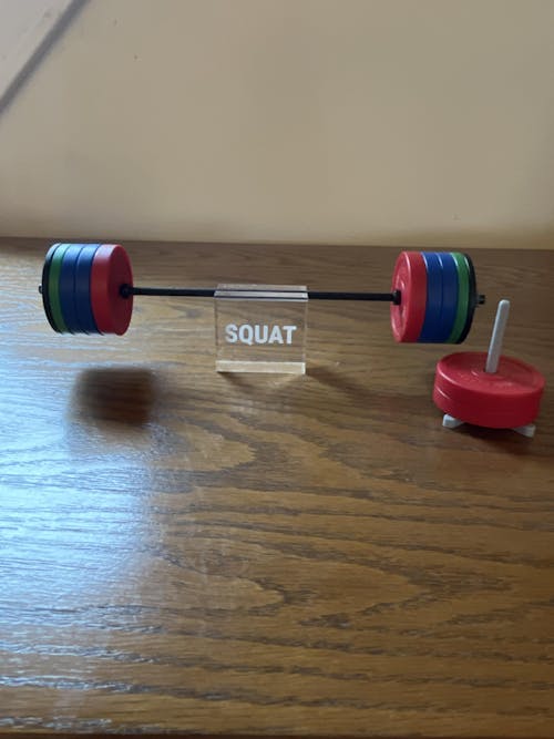 The Original Mini Barbell | Stainless Steel Model Barbell + PR Tracker