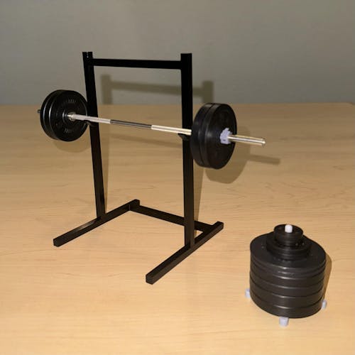 The Original Mini Barbell | Stainless Steel Model Barbell + PR Tracker