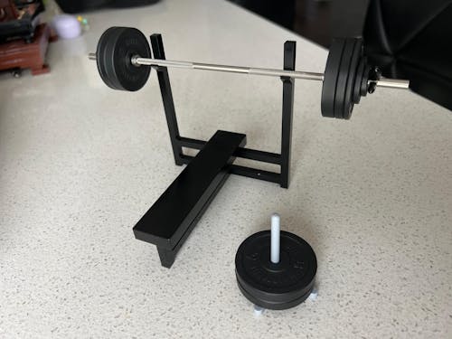 The Original Mini Barbell | Stainless Steel Model Barbell + PR Tracker