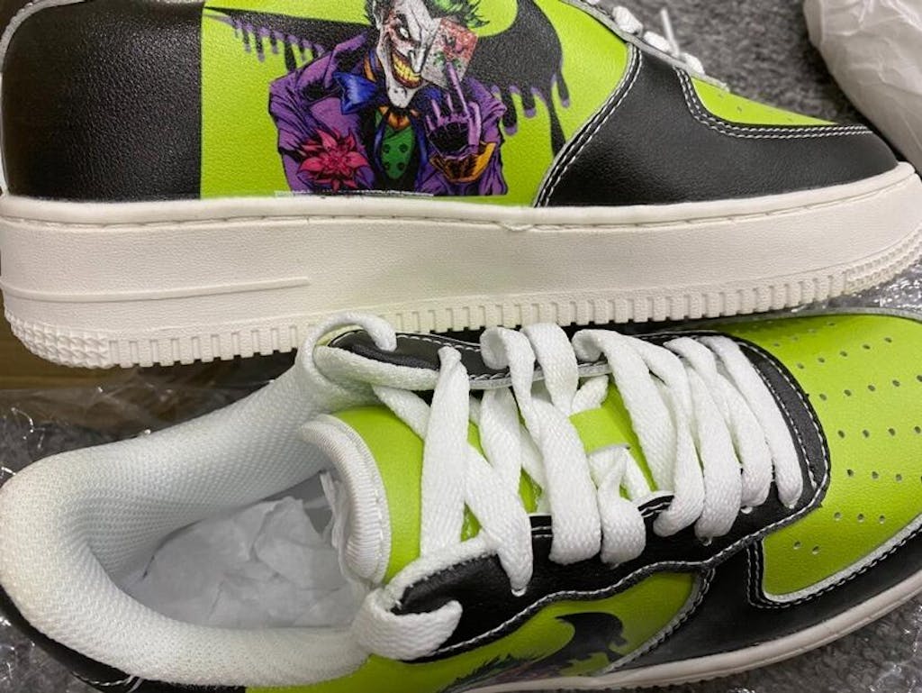 Poke Ampharos Air Force Sneakers Checkerboard Custom Pokemon NAF Shoes ...