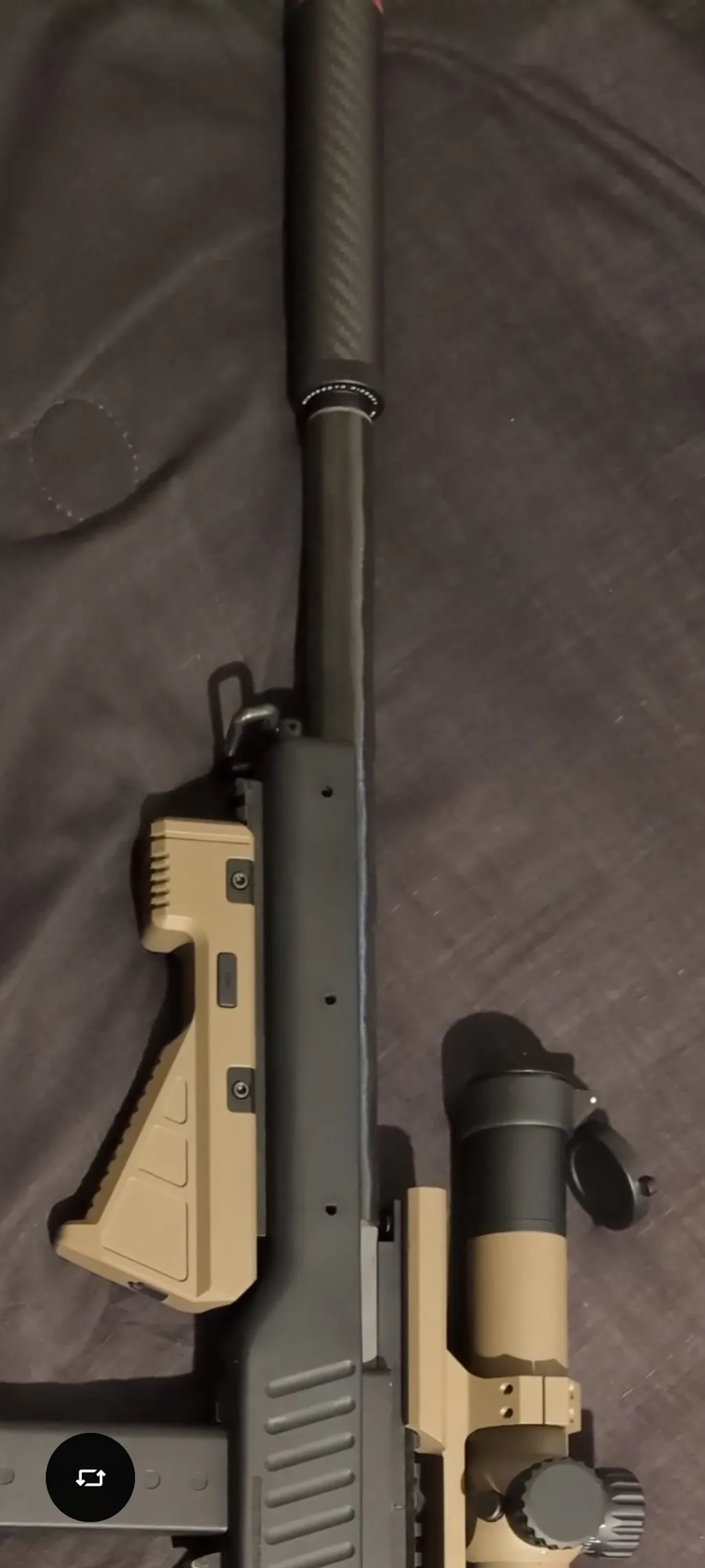 MNA Gen 5 Phantom™ Carbon Fiber Airsoft Mock-Suppressor | Minnesota Airsoft