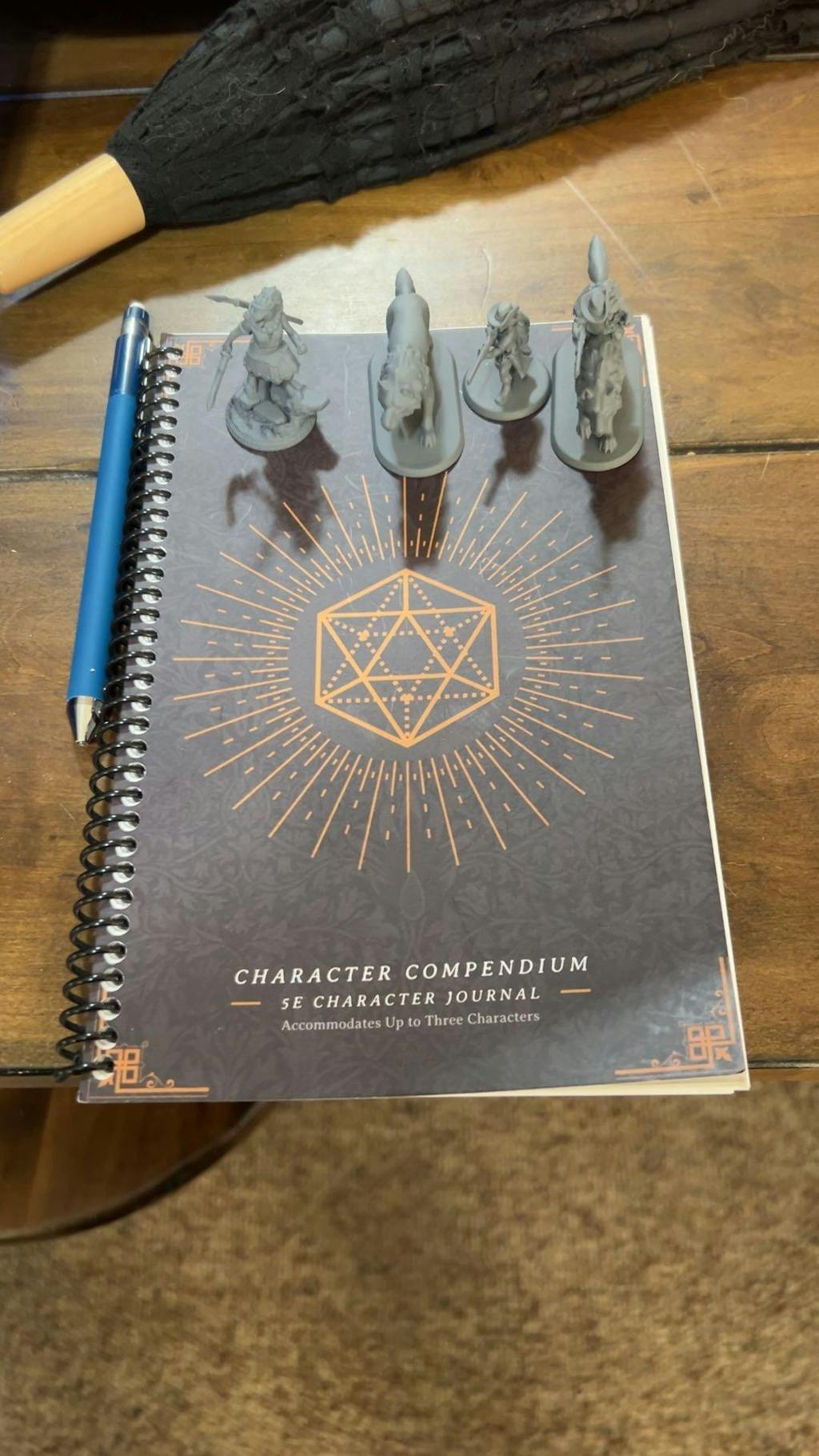 Character Compendium D&D 5e Multi-Character Journal – Minva Tabletop ...