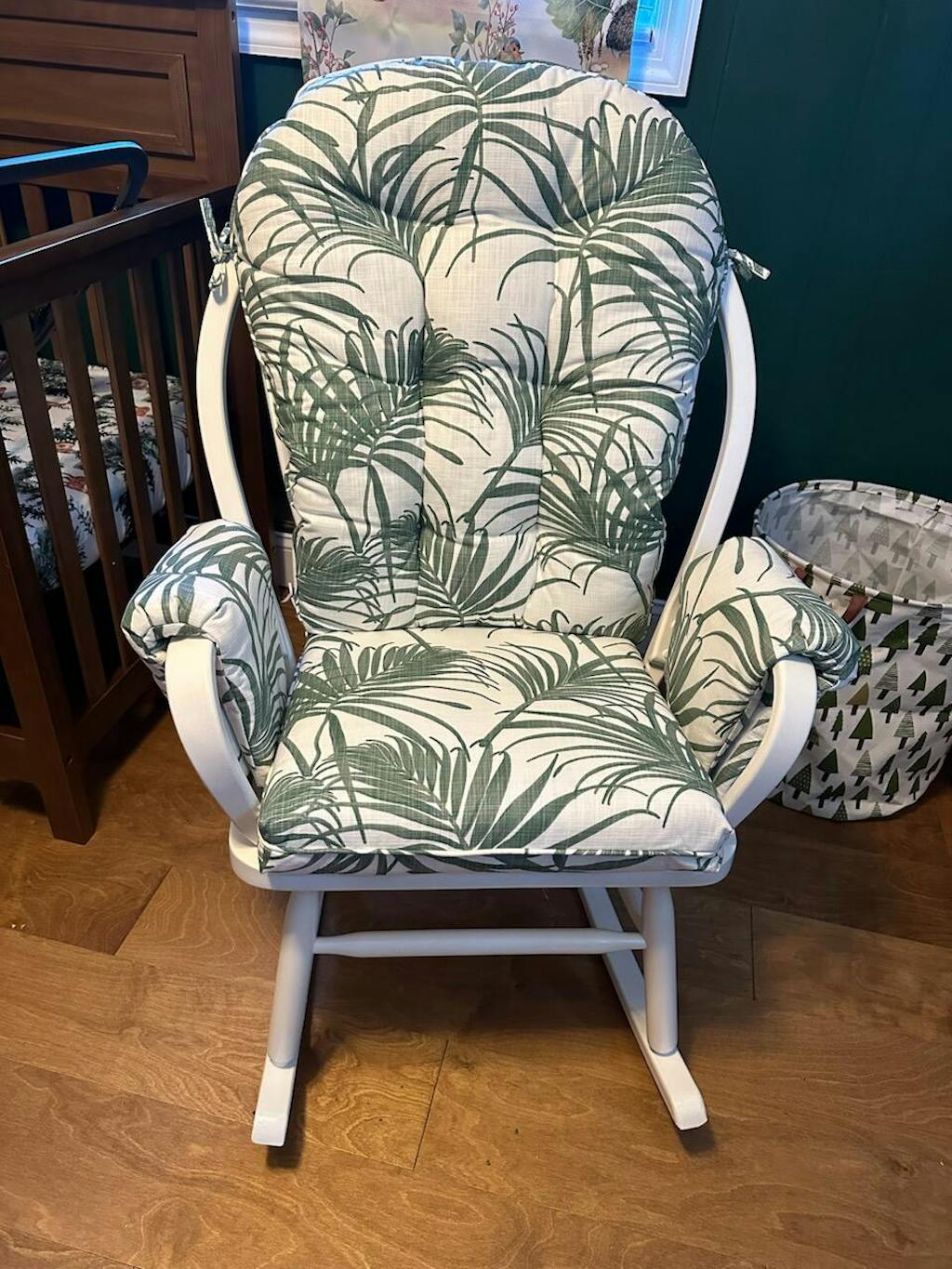 Glider Replacement Cushions for a Round Top Glider Rocker or Rocking C ...