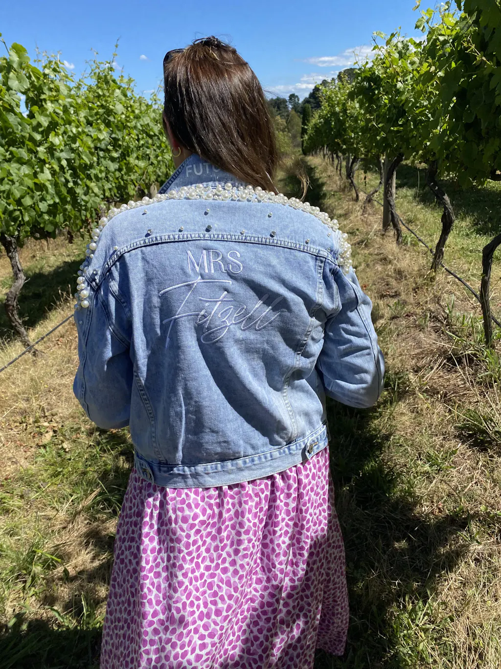 Buy Bride Denim Jacket Online Australia | Pearl Denim Jacket | Bridal ...