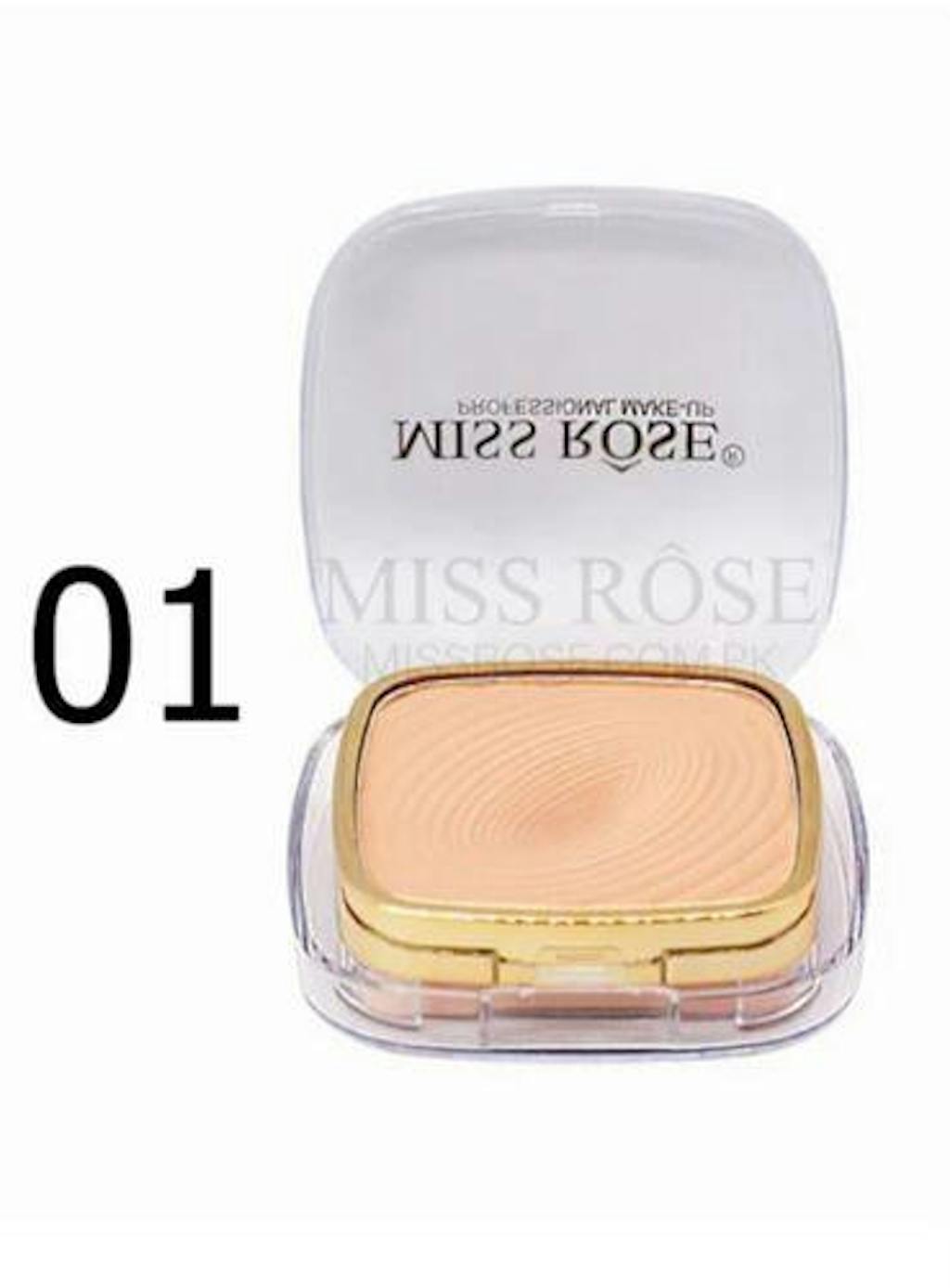 Miss Rose Compact Powder (Gold packing) - Miss Rose Com Pk