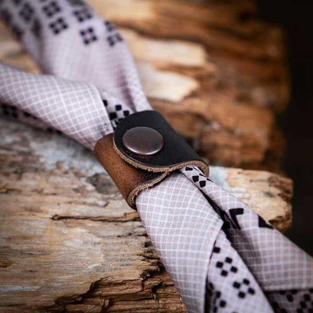 Bison Leather Scout Woggle - Made in the USA – Mister Bandana