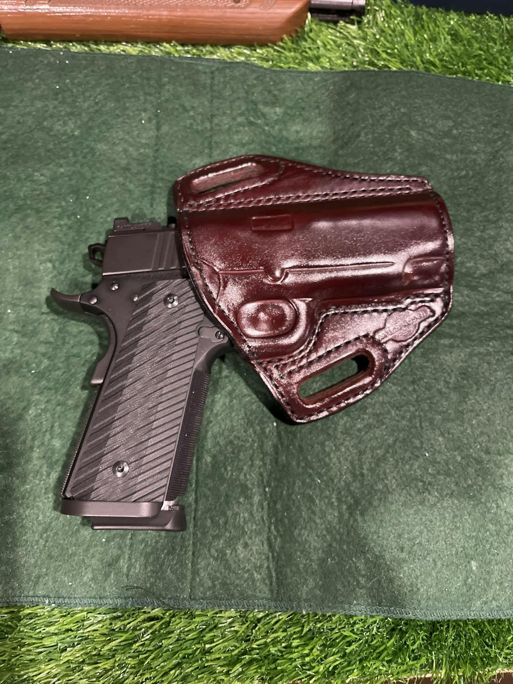 5JR Full Length Leather Concealment Holster 5JR-FD – Mitch Rosen ...