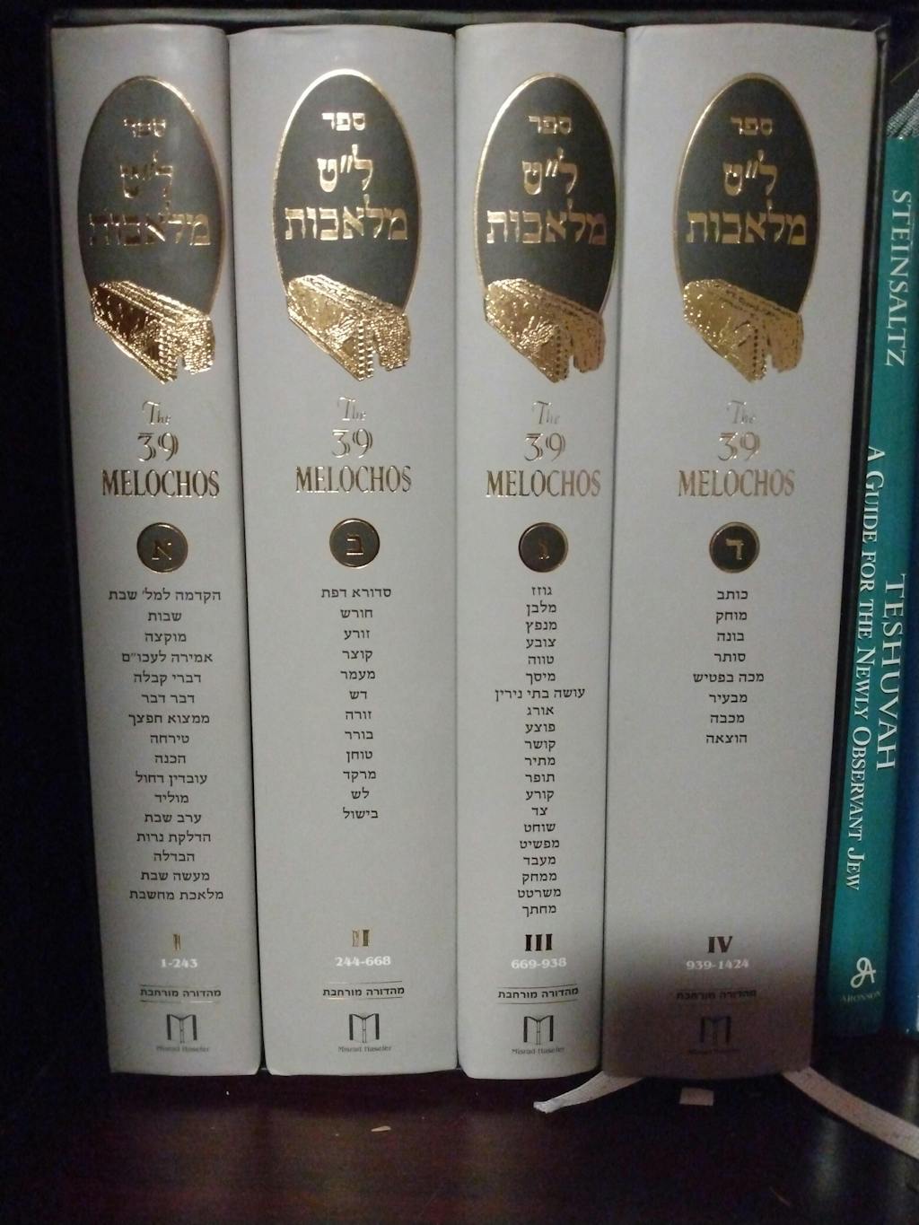 39 Melochos (Ribiat) ל"ט מלאכות - New Updated and expanded Version 202 ...