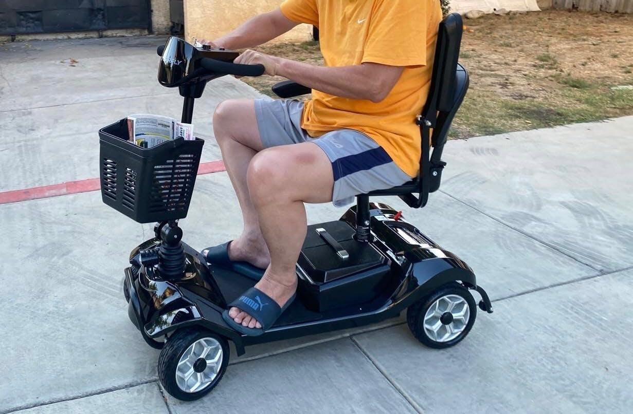 Hoverfly T4 Electric Four-wheel Mobility Scooter 9" 3.2MPH | Mobility ...