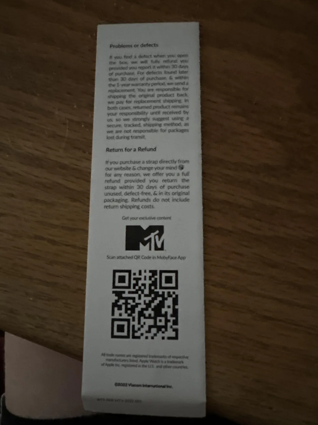PARAMOUNT MTV Apple Watch Band - MobyFox
