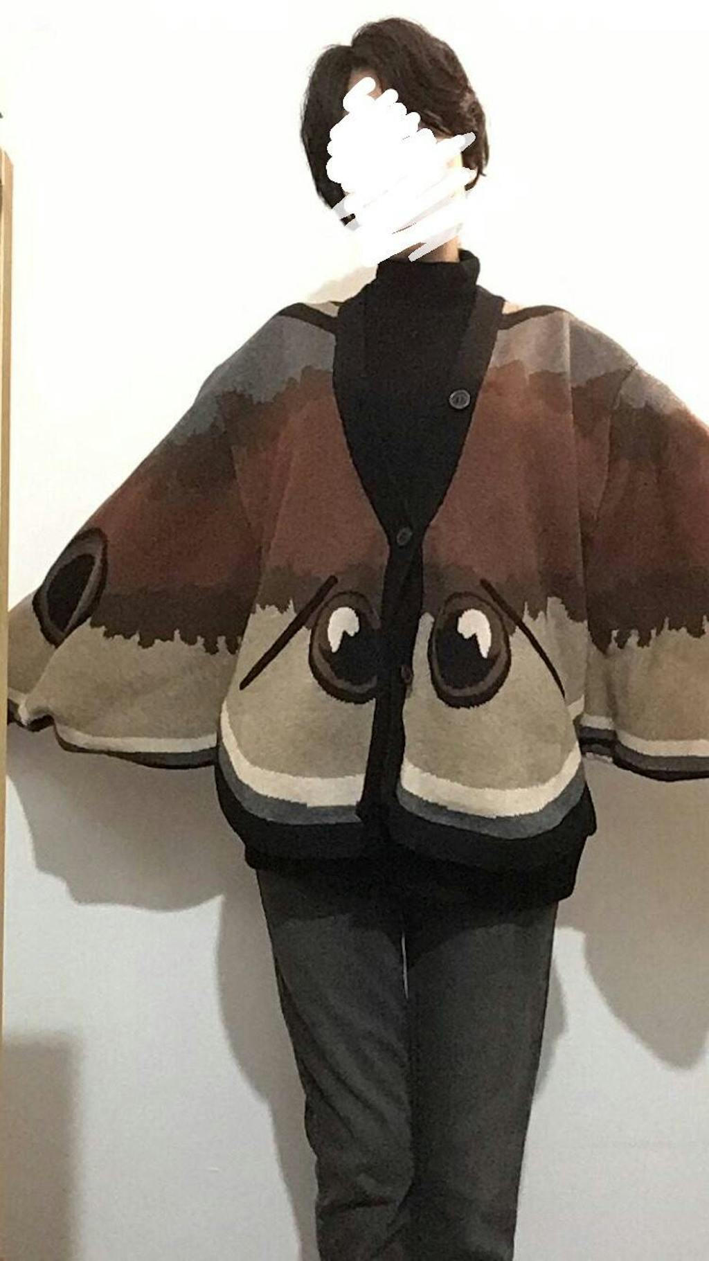 Moth Cardigan - Delicate Grace - Mochipan