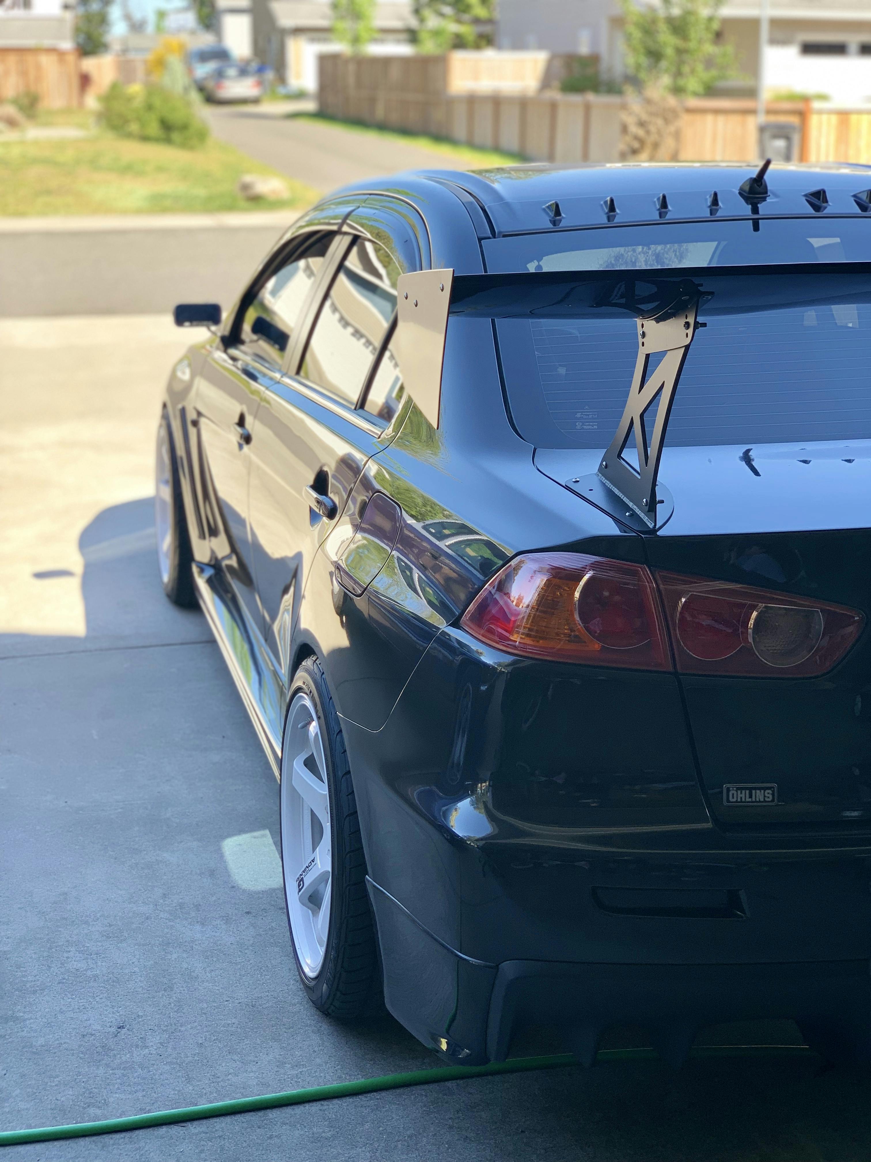 Rexpeed Non SSS Painted Vortex Generator | 2008-2015 Mitsubishi Evo X