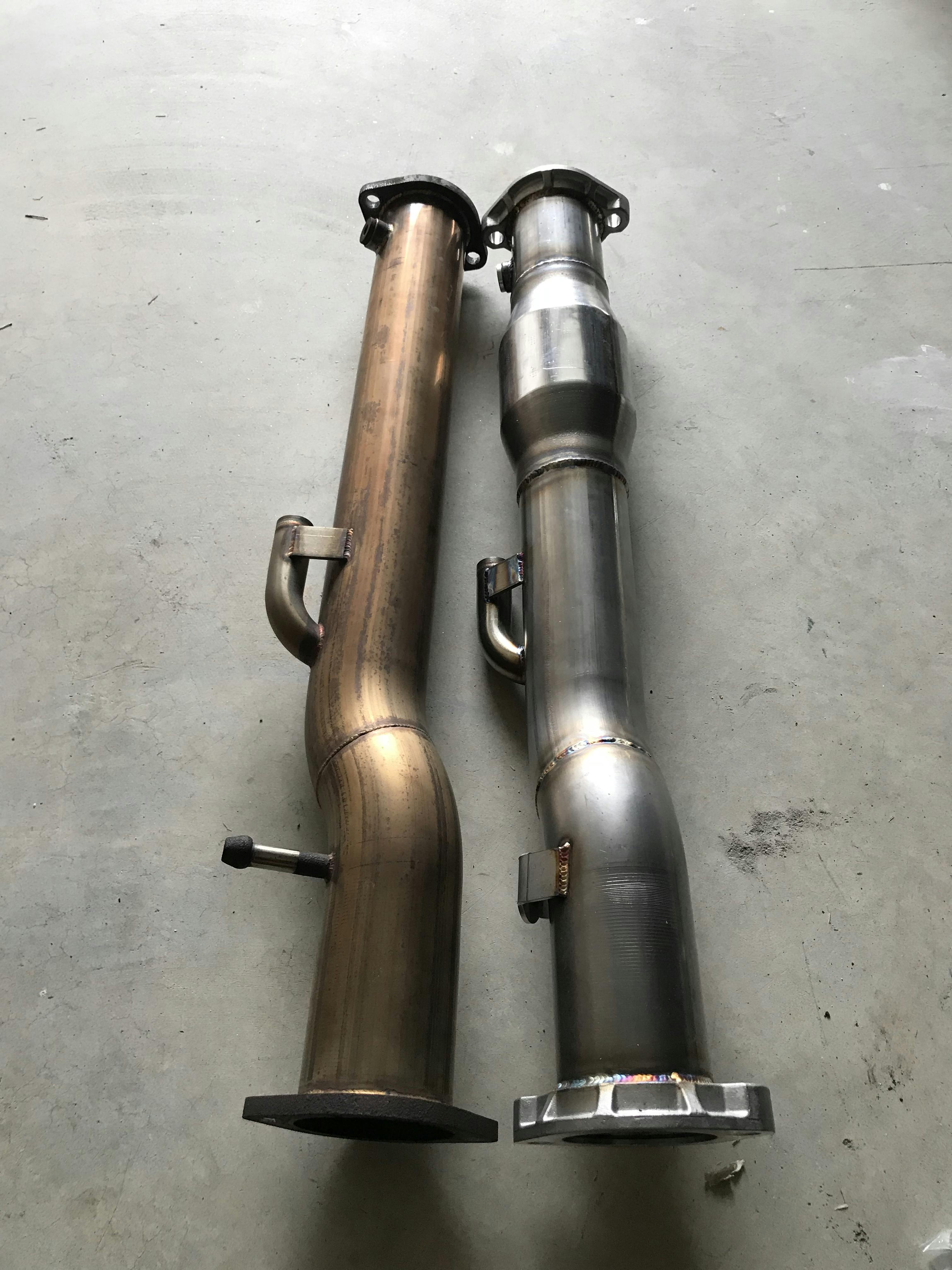 ETS High Flow Cat Test Pipe | 2008-2015 Mitsubishi Evo X (ETS_EvoX_Cat