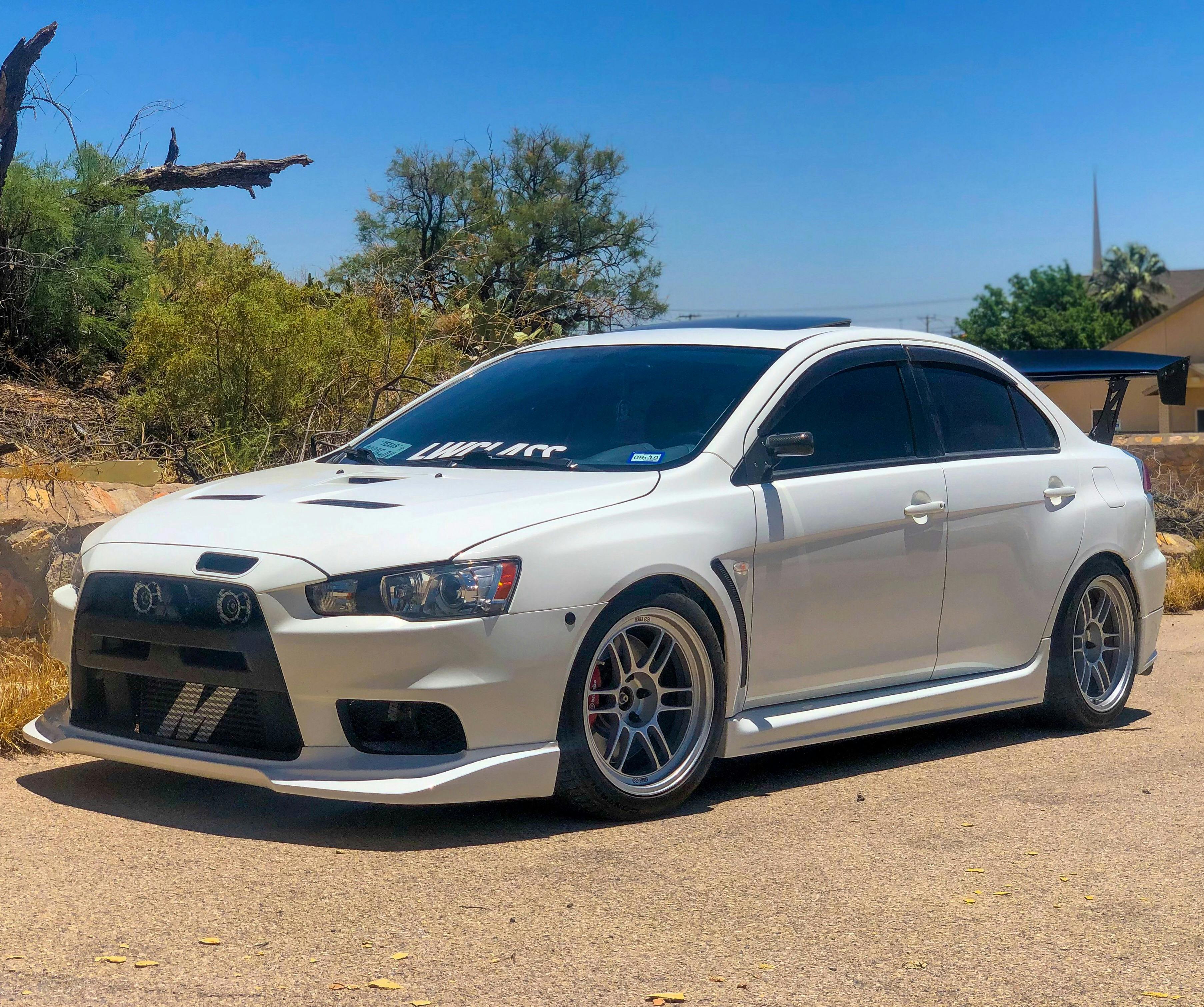 Greddy Gracer Front Lip Spoiler 2008 2015 Mitsubishi Evo X 17030014